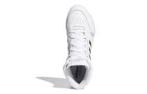 Adidas Originals Drop Step High Top Sneakers - White/blue