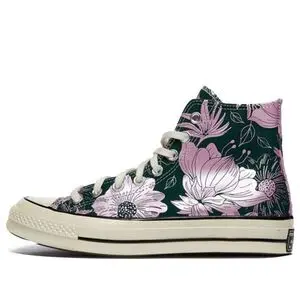 CONVERSE Chuck 70 High Top Vintage Floral Sneakers - Black
