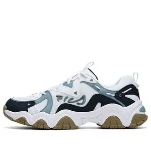FILA Fluid 4 Sneakers - White/blue/black