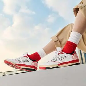 Asics Gel-spotlyte Low "chicago" Retro Sneakers - White/red