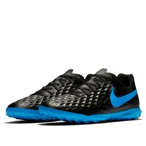 Nike Tiempo Legend 8 Club Turf Soccer Shoes - Black/blue