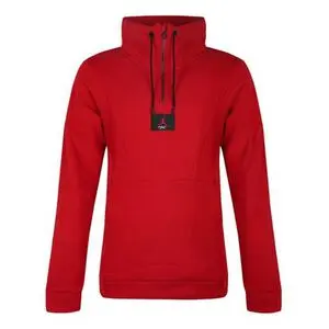 JORDAN Air Half-zip Athleisure Pullover - Red