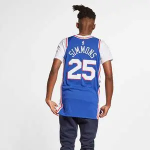 Nike X Nba Philadelphia 76ers "ben Simmons 25" Jersey