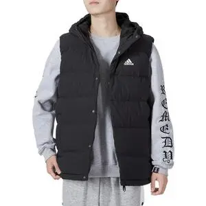 Adidas Hooded Down Vest - Black