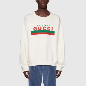 Gucci Original Print Crewneck Sweatshirt