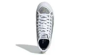 Adidas Nizza High Top Sneakers With Sequined Embellishment