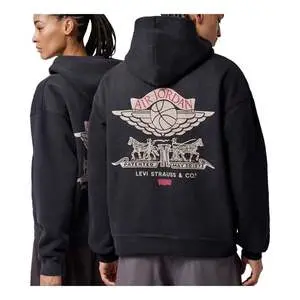 JORDAN X Levi's Full-zip Hoodie - Black