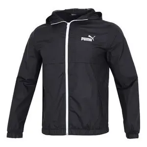 PUMA Ess Solid Logo Windbreaker - Black