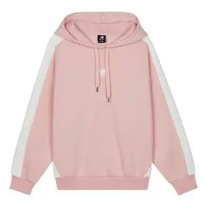 NEW BALANCE Splicing Hoodie Pullover Red - Pink
