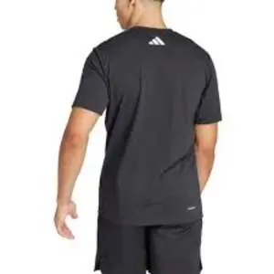 Adidas Train Essentials Seasonal Brand Love Camo T-shirt Asia Sizing - Black