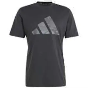 Adidas Train Essentials Seasonal Brand Love Camo T-shirt Asia Sizing - Black