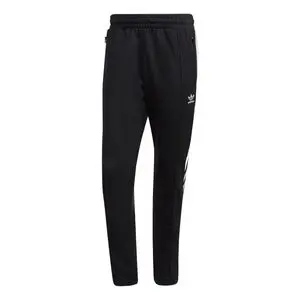 Adidas Originals Solid Color Stripe Logo Straight Casual Sports Pants/trousers/joggers Black - Default Color