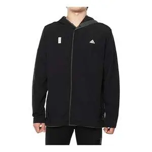 Adidas Zippered Logo Long Sleeve Jacket