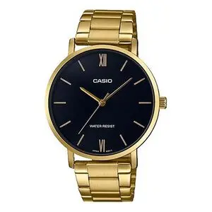 Casio Stainless Steel Quartz Analog Watch - Black