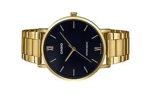 Casio Stainless Steel Quartz Analog Watch - Black