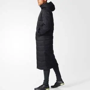 Adidas Padded Down Jacket With Hood - Black