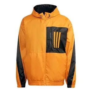 Adidas Colorblock Pocket Sports Hooded Jacket - Default Color
