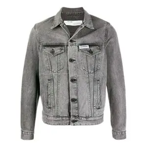 Off-White Arrow Denim Jacket - Grey