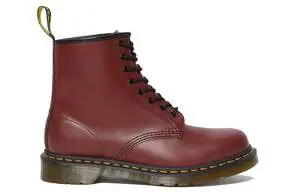Dr. Martens 1460 Smooth Leather Boots - Red