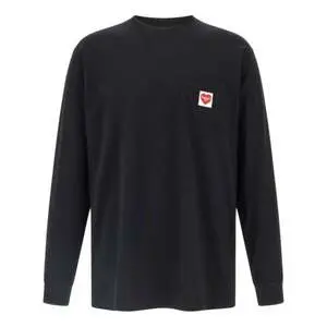 Carhartt Work In Progress Pocket Heart Long Sleeve T-shirt - Black