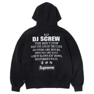 Supreme X Dj Screw Ss26 Zip Up Hooded Sweatshirt