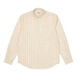 PALACE Fw22 Hand Stripe Shirt - Beige