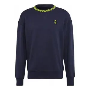 Adidas Solid Color Logo Athleisure Casual Sports Pullover - Multi-color