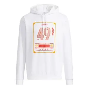Adidas Neo Printed Graphic Hoodie - White