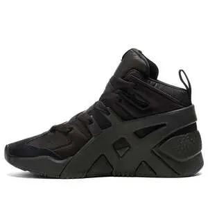 Onitsuka Tiger Big Logo Trainer Puffed Low Top Sneakers - Black