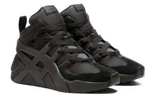 Onitsuka Tiger Big Logo Trainer Puffed Low Top Sneakers - Black