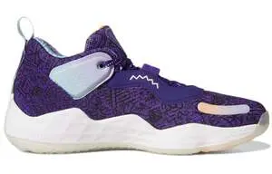 Adidas D.o.n. Issue 3 Gca 'playground Hoops' Mid Top Sneakers - Purple