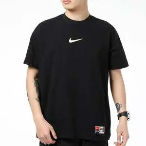 Nike As Fc Cotton Jersey Short Sleeve Shirt - Black