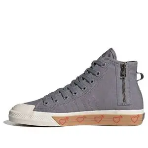 Adidas Human Made X Nizza High Top Sneakers - Grey
