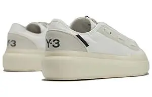 Adidas Y-3 Ajatu Court Low Sneakers - White/grey