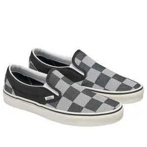 VANS Classic Slip-on Sneakers - Black/grey