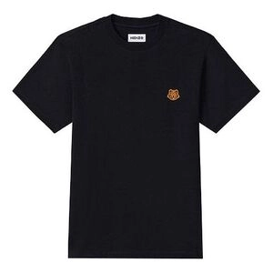 Kenzo Small Tiger Head Pattern T-shirt - Black