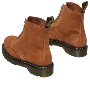 Dr. Martens 1460 Pascal Bex Soft Nubuck Lace Up Boots - Desert Brown
