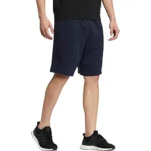 Adidas Solid Color Logo Printing Lacing Straight Shorts