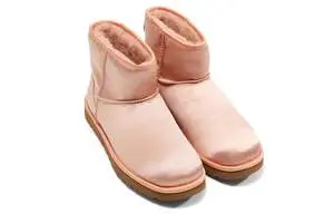 UGG Classic Mini Satin Ankle Boots - Pinkred
