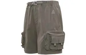 Nike Solid Color Sports Cargo Shorts Asia Edition - Gray