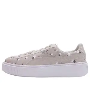 PUMA Suede Platform Sneakers With Polka Dot Detail