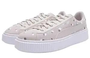 PUMA Suede Platform Sneakers With Polka Dot Detail
