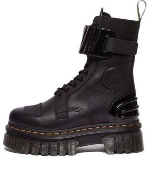 Dr. Martens Audrick 10-eye Alternative Leather Lace Up Boots