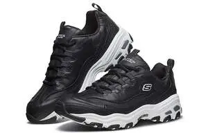 Sketchers D'lites 1.0 Low-top Lace-up Sneakers - Black