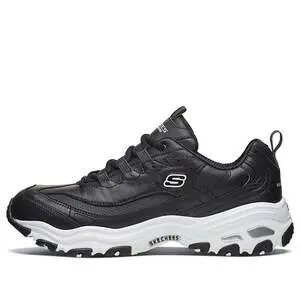 Sketchers D'lites 1.0 Low-top Lace-up Sneakers - Black
