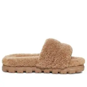 UGG Cozetta Curly Slide Slipper - Chestnut