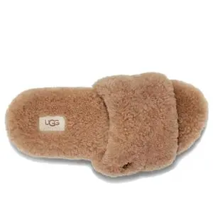 UGG Cozetta Curly Slide Slipper - Chestnut
