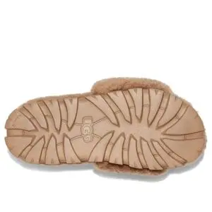 UGG Cozetta Curly Slide Slipper - Chestnut