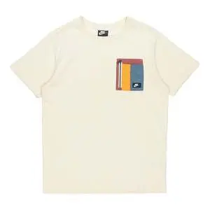 Nike Short Sleeve Tee With Zipper Pocket - Gray