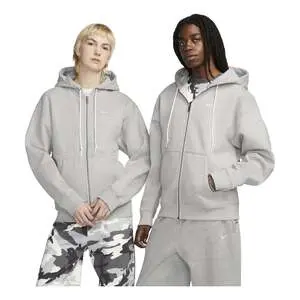 Nike Nike Solo Swoosh Full-Zip Hoodie Grey